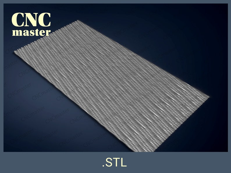 Panel ripple 3D STL Model digital Model STL 3D Model for CNC Router ...