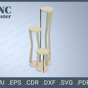 Flower Pots Stand (digital Model) | CNC Vector Model for CNC Router ...