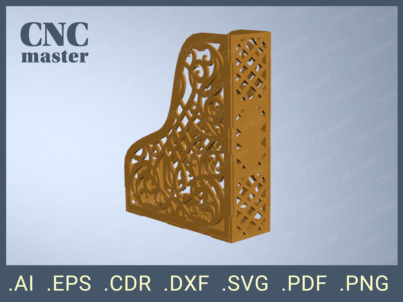 Easy Access Paper Holder (digital Model) | CNC Vector Model for CNC ...