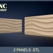 Wavy Panel-3 3D STL Model (digital Model) | STL 3D Model for CNC Router ...