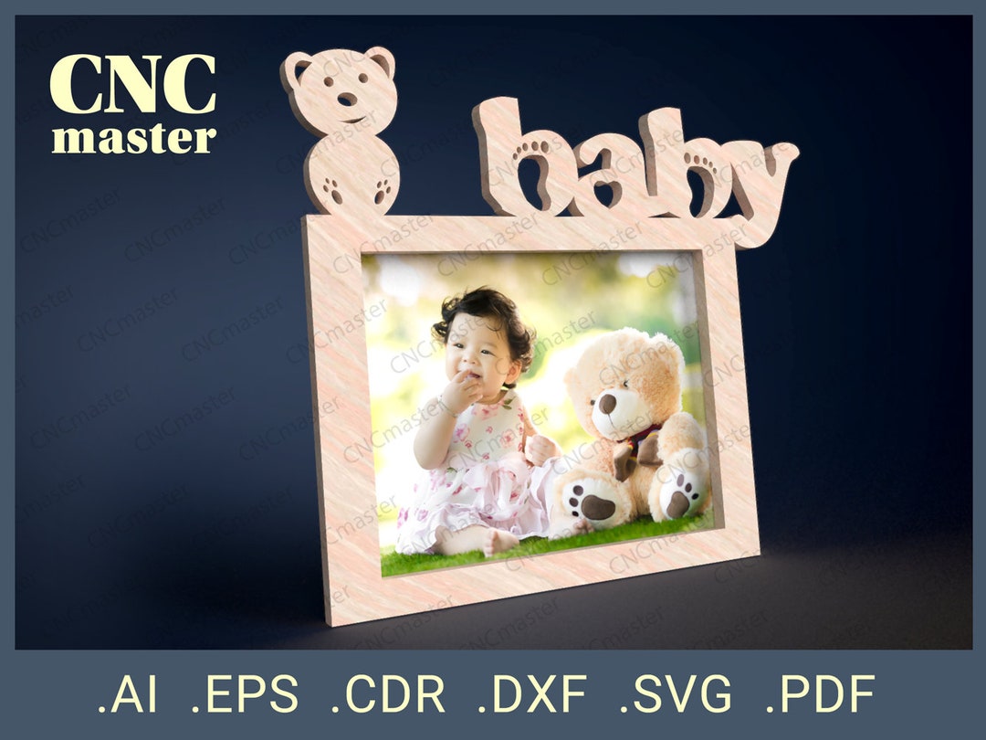 Photo Frame “baby” (digital Model) | CNC Vector Model for CNC Router ...