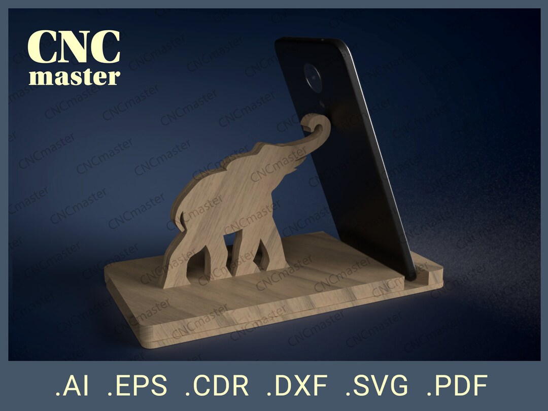 Stand elephant digital Model CNC Vector Model for CNC Router, CNC ...