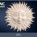 Decor "sun" 3D STL Model (digital Model) | STL 3D Model for CNC Router ...