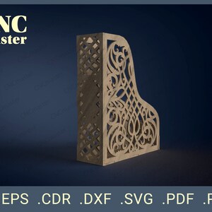 Easy Access Paper Holder (digital Model) | CNC Vector Model for CNC ...