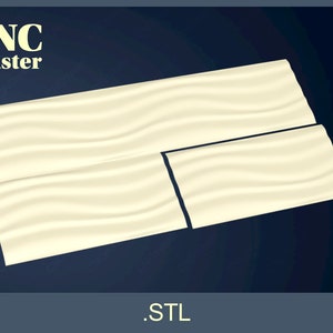 Wavy Panel-3 3D STL Model (digital Model) | STL 3D Model for CNC Router ...