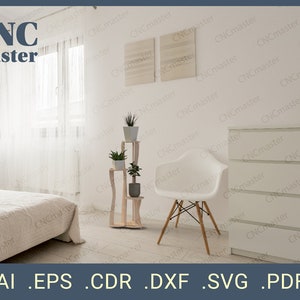 Flower Pots Stand (digital Model) | CNC Vector Model for CNC Router ...