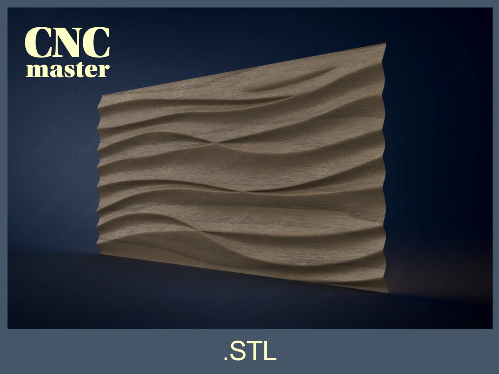 Wavy Panel-2 3D STL Model digital Model STL 3D Model for - Etsy