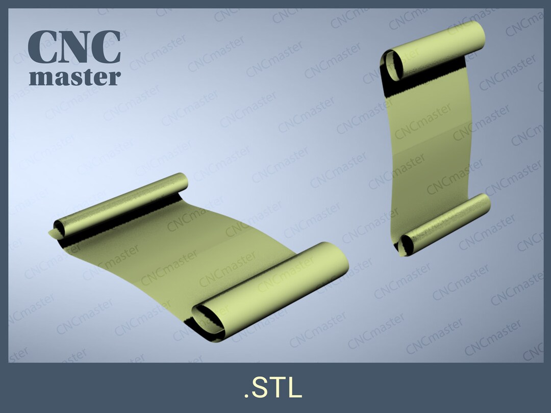 Papyrus Scroll 3D STL Model digital Model STL 3D Model for - Etsy