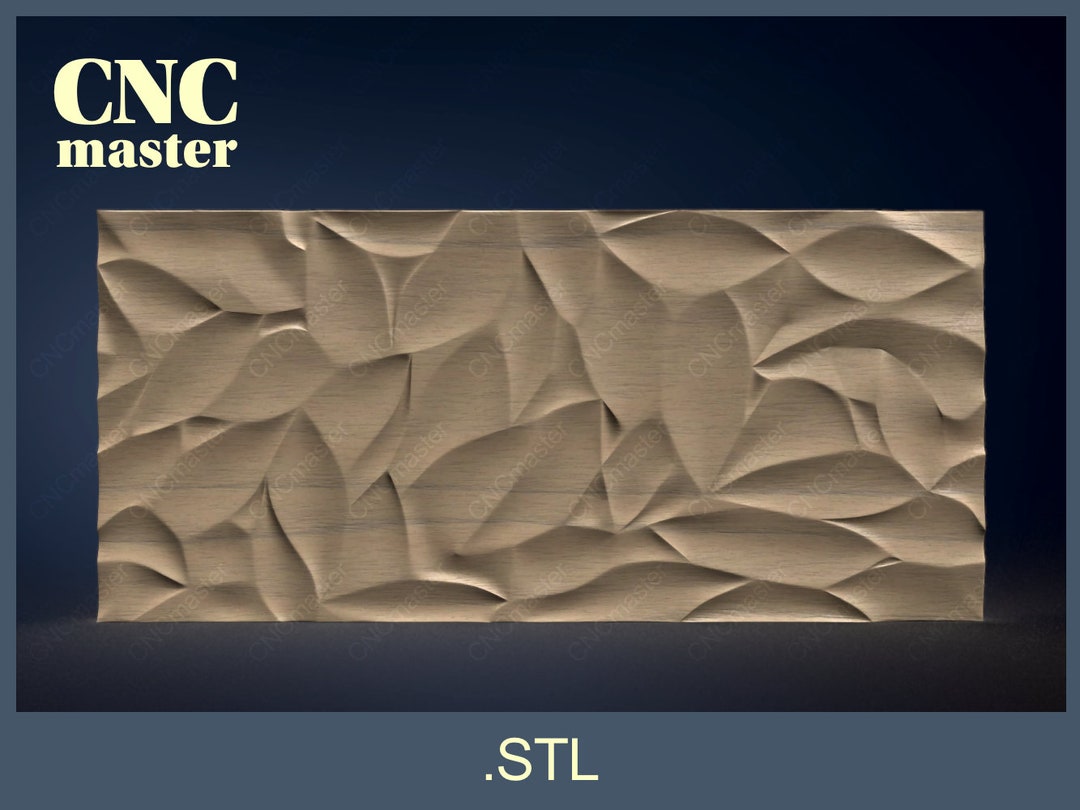 Wall Panel With Leaves - 3D STL Model (digital Model) | STL 3D Model ...