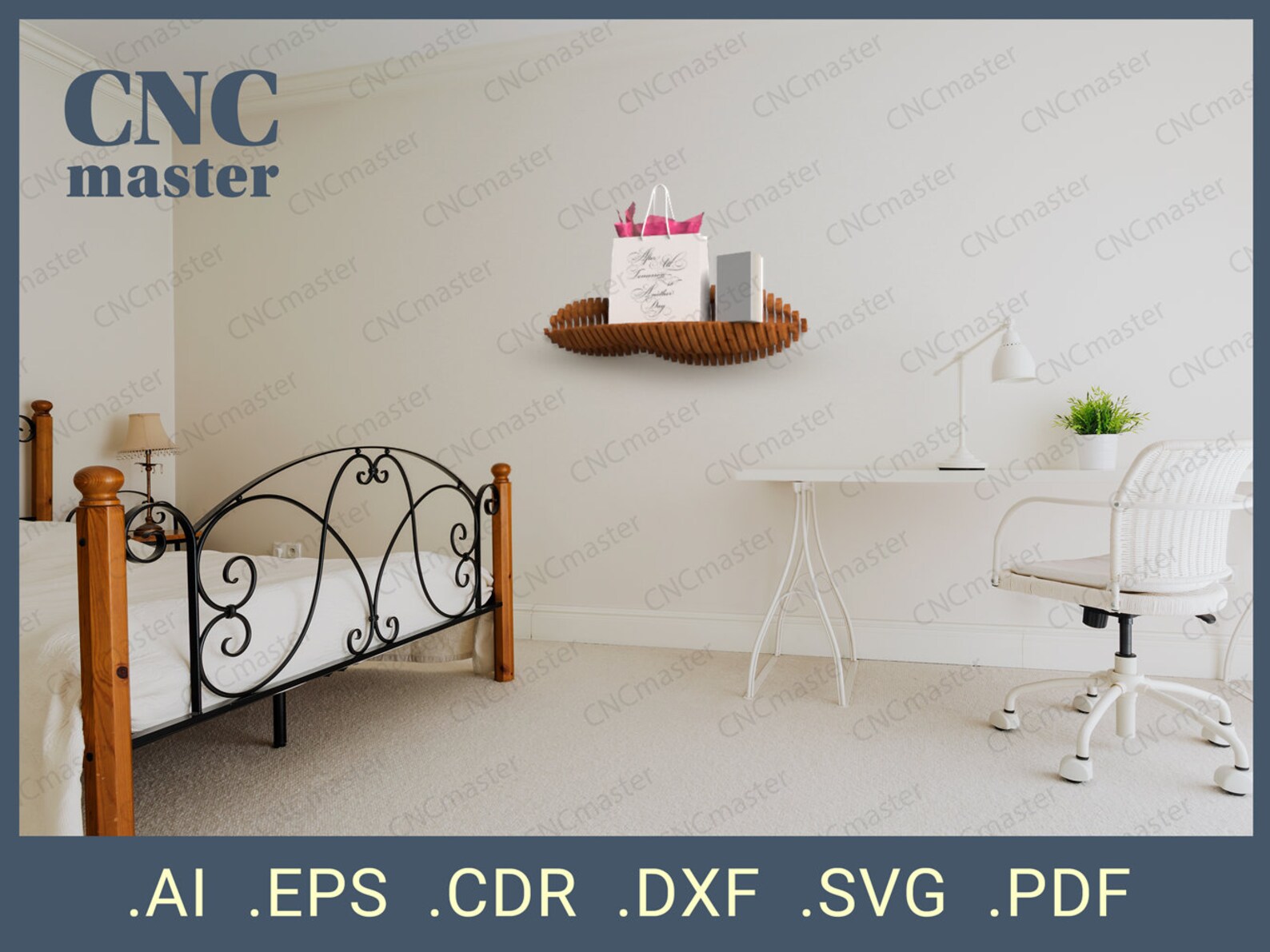 Parametric Shelf digital Model CNC Vector Model for CNC - Etsy