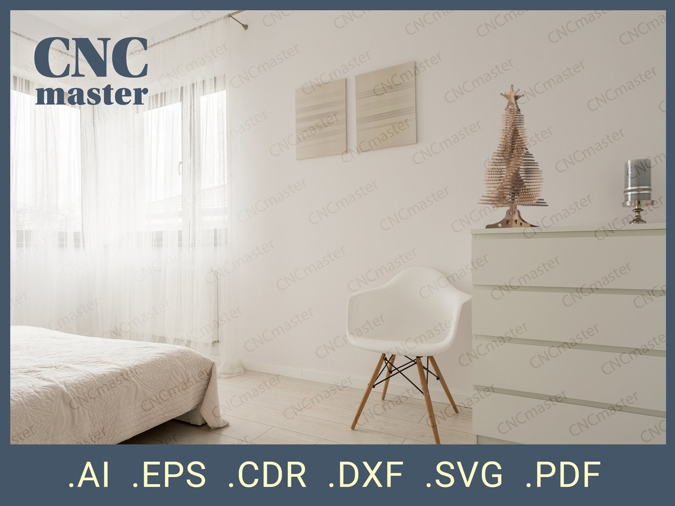 Decorative Christmas Tree-3 (digital Model) | CNC Vector Model for CNC ...