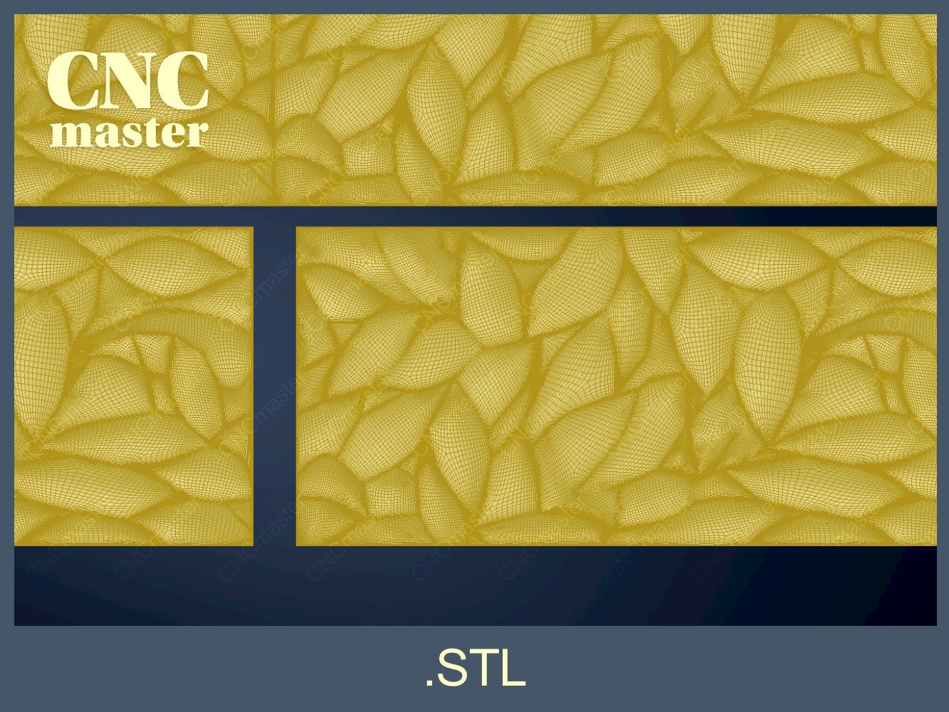 Wall Panel With Leaves 3D STL Model digital Model STL 3D Model for CNC ...
