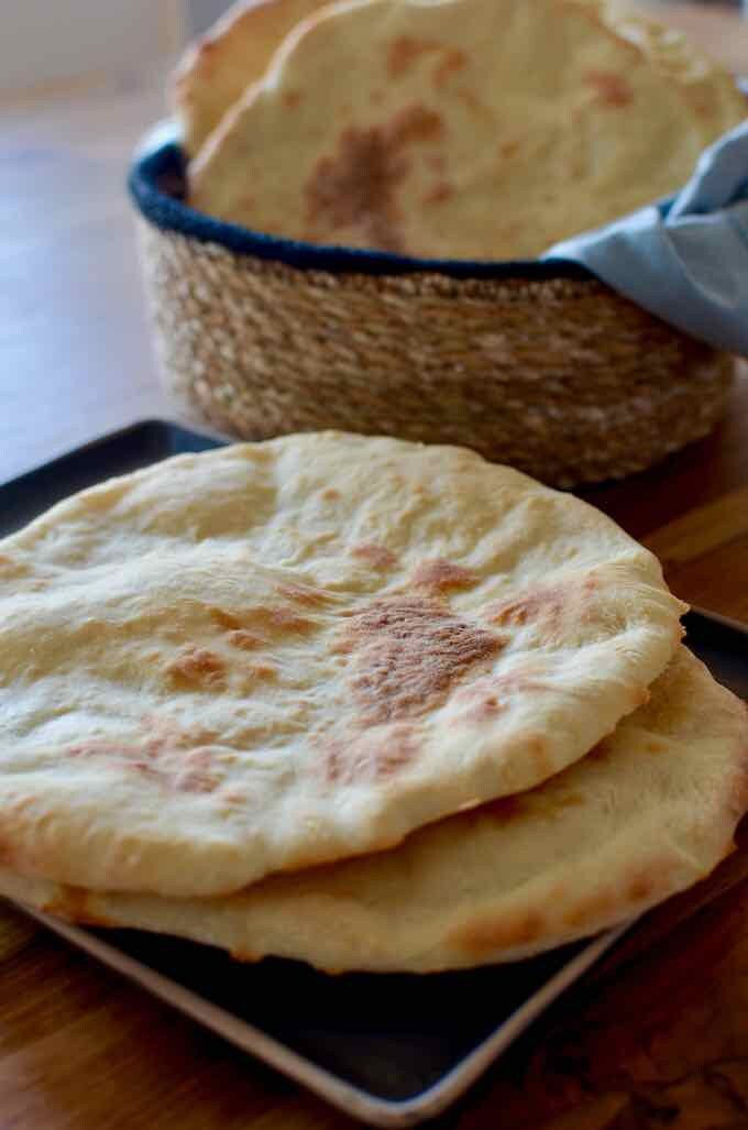 Khubz Tannour Iraqi Flat Bread Naan Oven Fresh 6 Pieces - Etsy