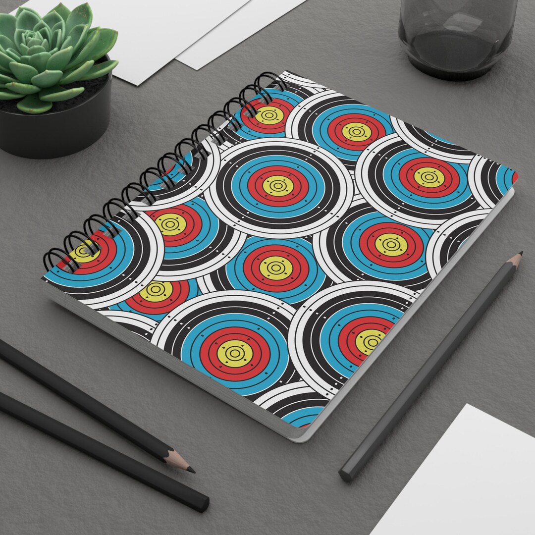 Archery Target Spiral Bound Journal, A Great Notebook to Record Your ...