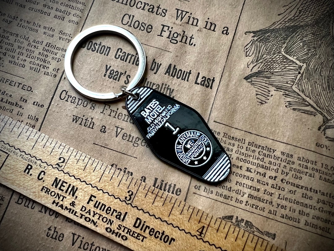 Psycho Bates Motel Room 1 Keychain - Etsy