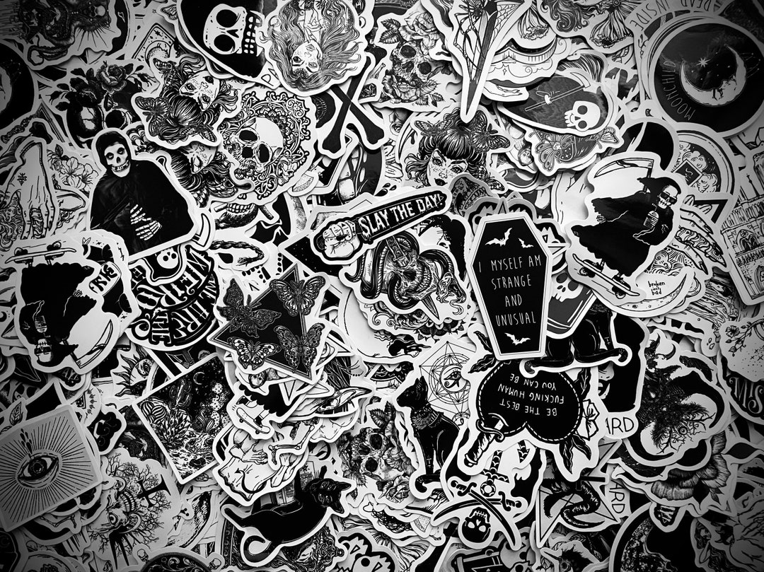 Spooky 20x Sticker Pack Etsy