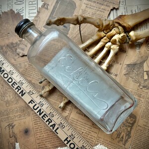 Vintage Glass Embalming Fluid Bottle RARE - Etsy