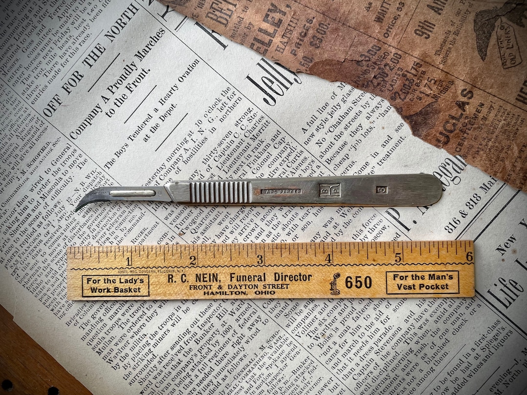 Mortician's Scalpel, Embalming Kit Relic - Etsy