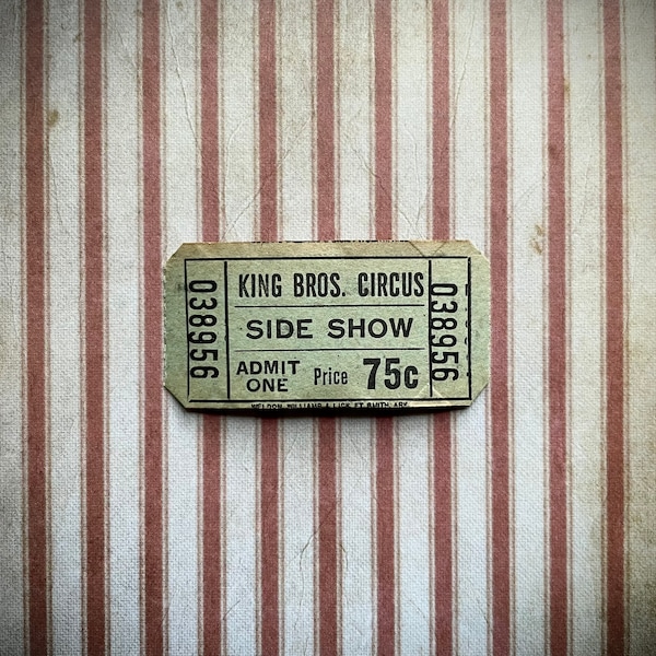 Circus Side Show - Etsy