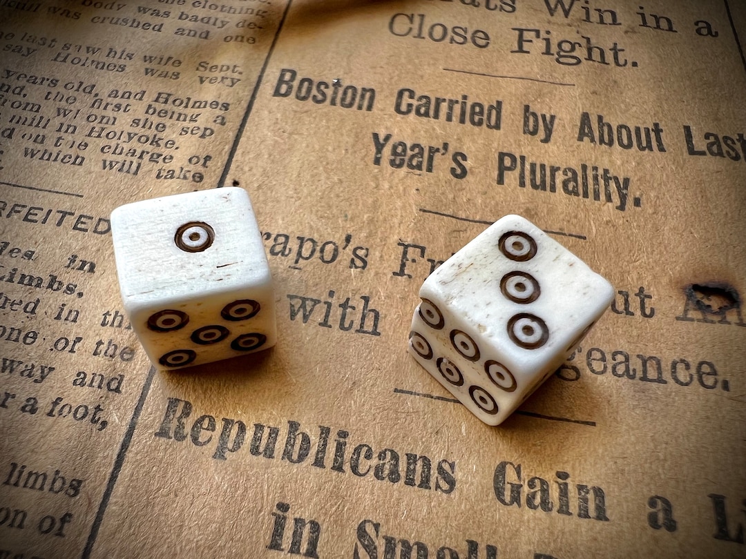 Authentic Bone Dice Water Buffalo Dnd Dungeons and Dragons - Etsy