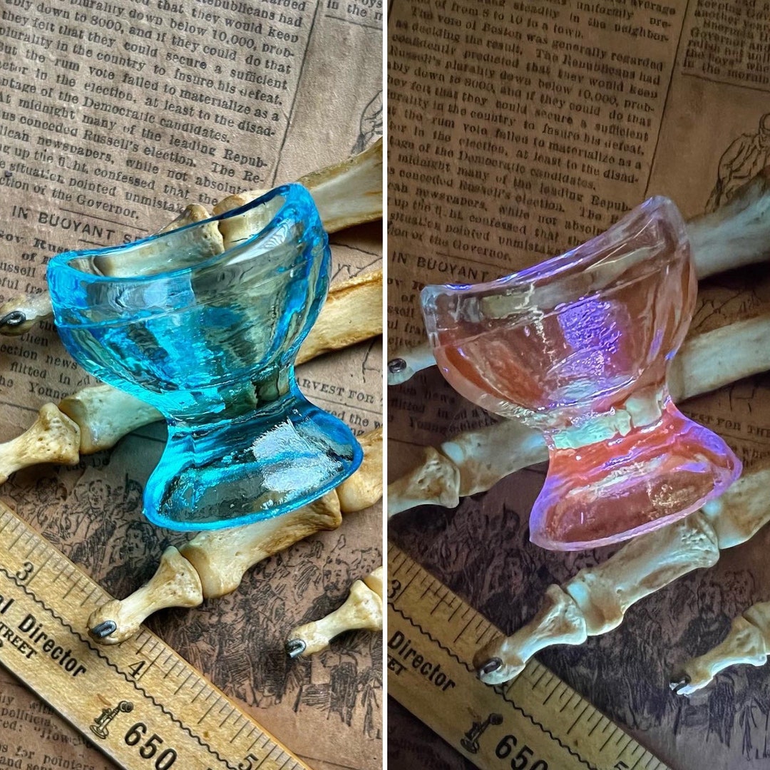 Vintage Selenium Glass Eye Cup - Etsy