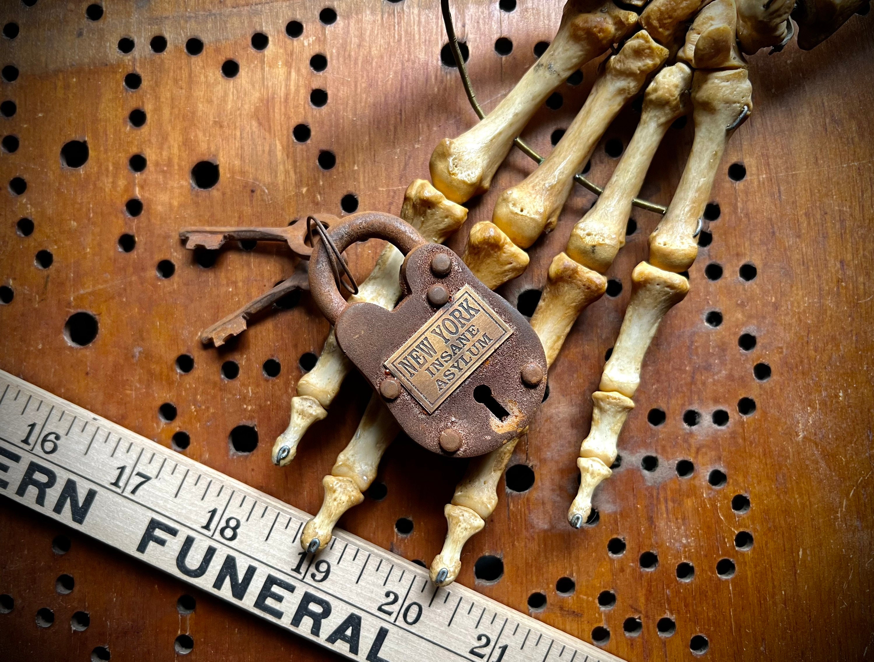 New York Asylum Lock With Keys | Etsy