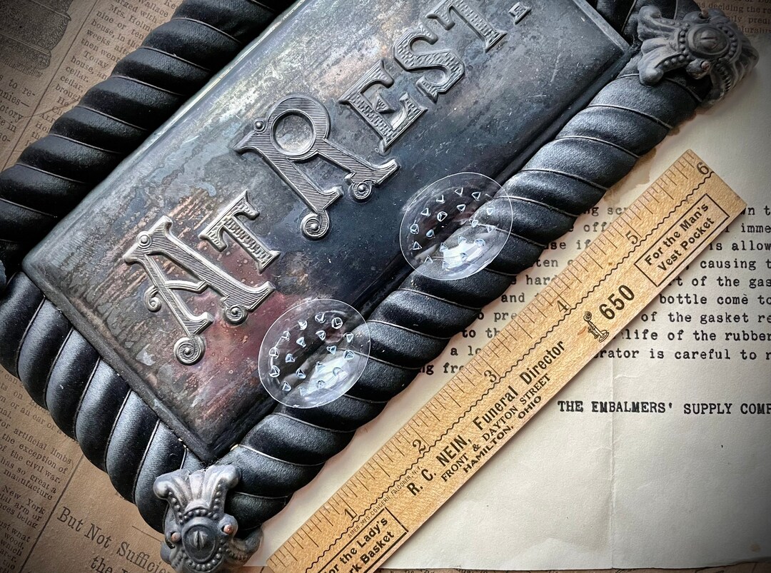 Vintage Embalming Eye Caps (clear) - Etsy