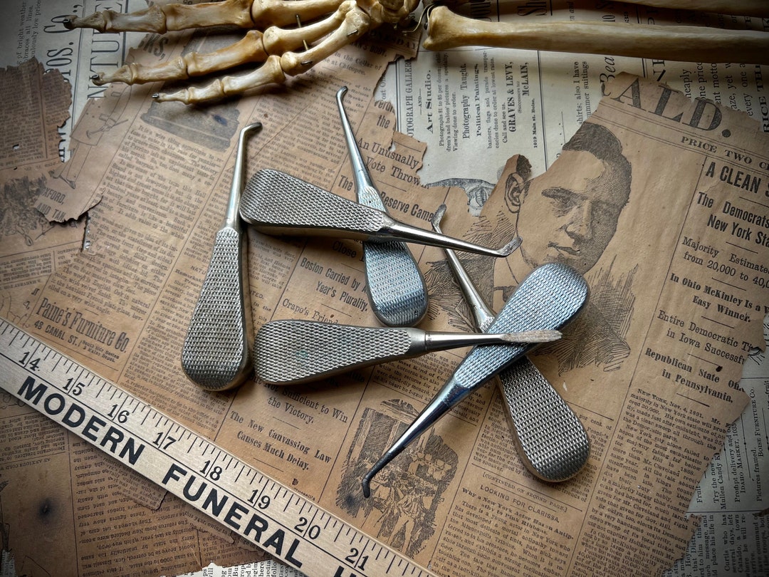 Vintage Dental Elevators Tooth Extractors - Etsy