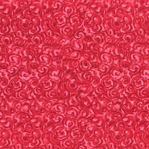 Red Tonal Fabric / 100% Cotton Fabric / Twister Swirls Fabric Red ...