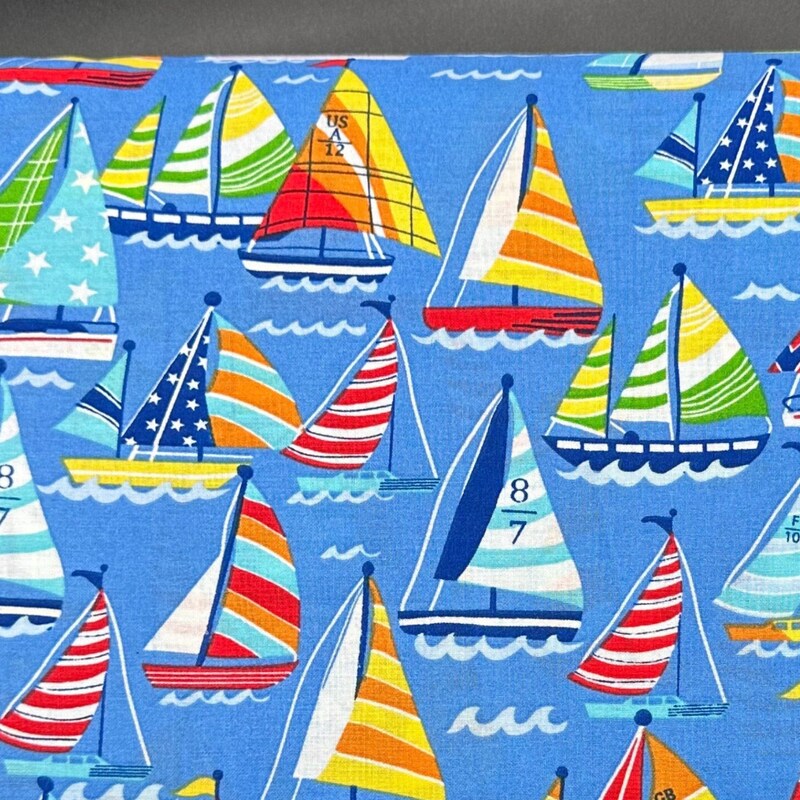 Sailboat Fabric - Etsy