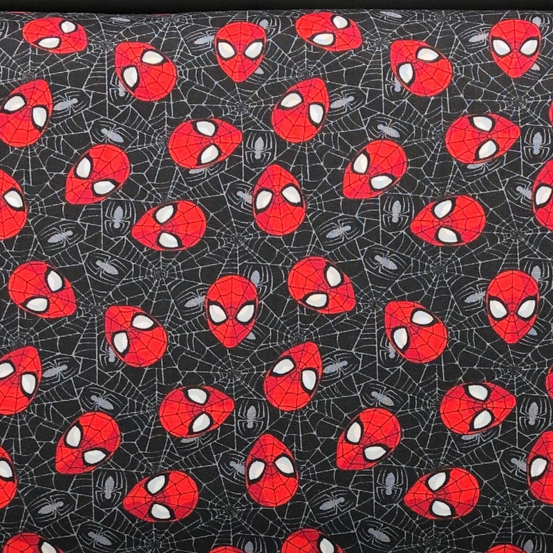 Spiderman Fabric - Etsy