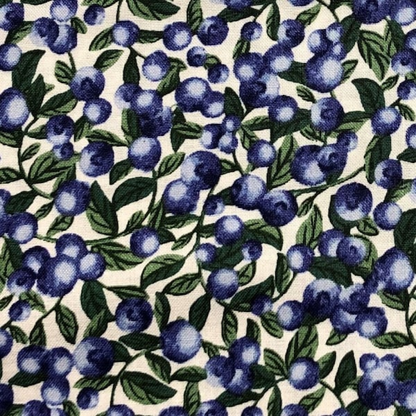Blueberry Fabric - Etsy