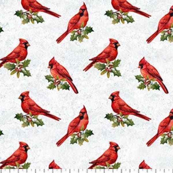 Cardinal Fabric - Etsy