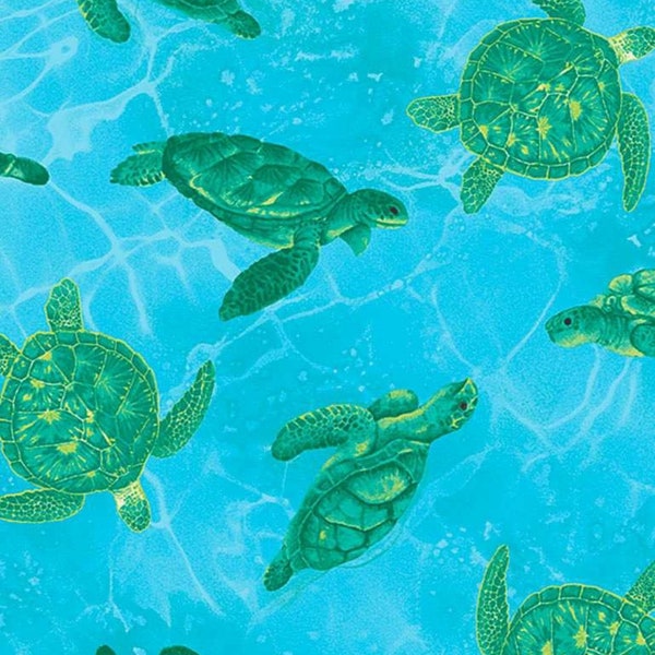 Sea Turtles Fabric - Etsy