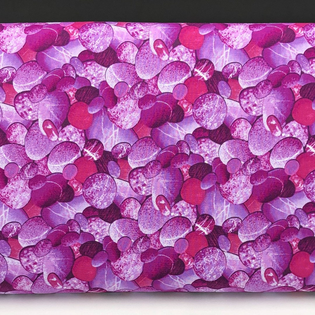 Purple River Rock Fabric: 100% Quilter Cotton, 44" Wide - Etsy