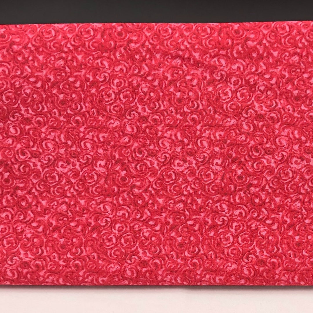 Red Twister Swirls Fabric: 100% Cotton, by MDG, 44" Wide - Etsy