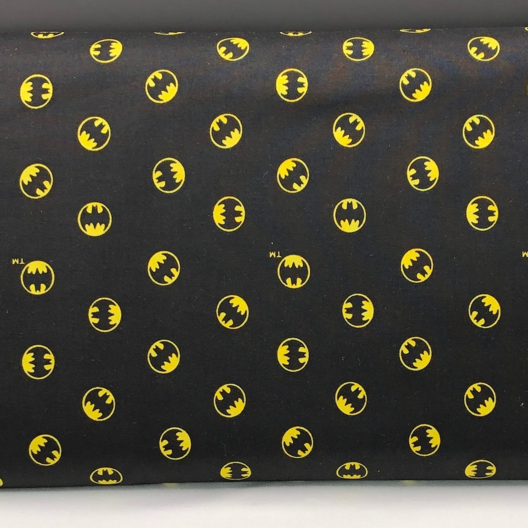 Batman Fabric / 100% Quilting Cotton Fabric / Batman 80 Anniversary ...