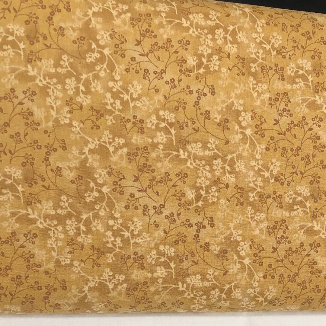 Light Brown Tonal Fabric / 100% Cotton Fabric / Razzle Dazzle Gold ...