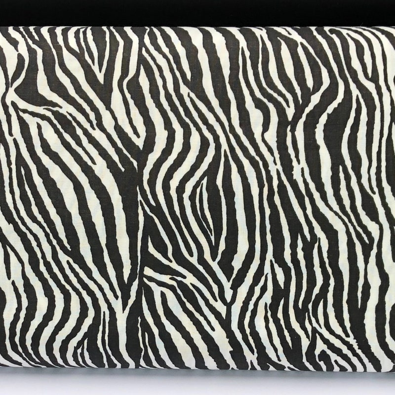 Zebra Print Fabric - Etsy