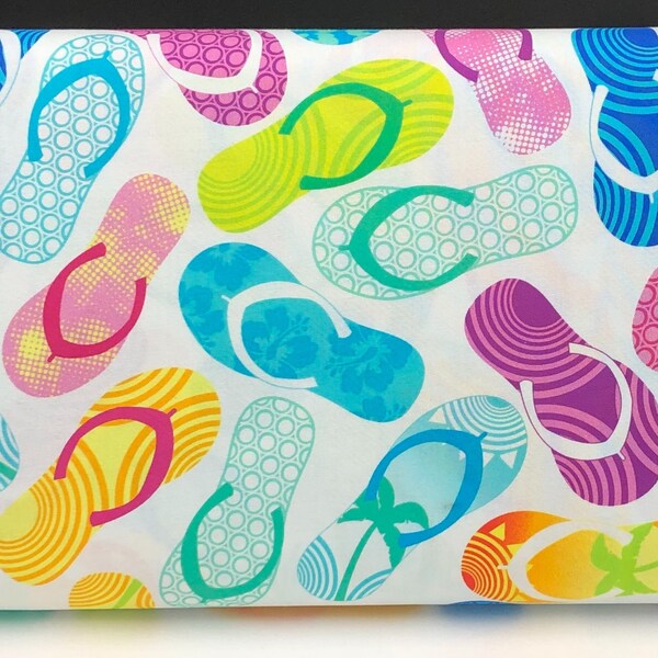 Flip Flops Fabric - Etsy