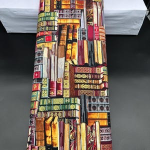 Library Books Fabric / 100% Quilting Cotton Fabric / Library CM8214 ...