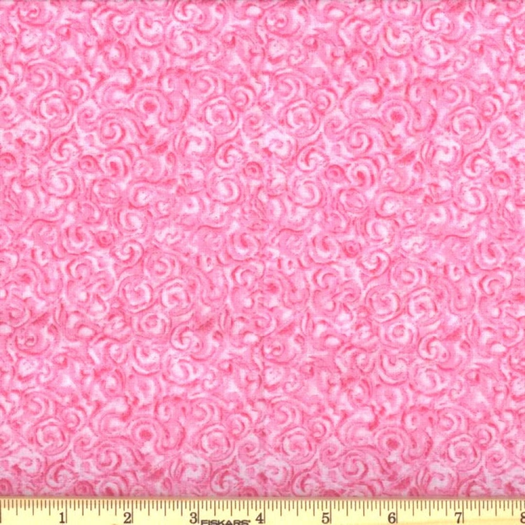 Pink Twister Swirls Fabric: 100% Cotton, 44" Wide - Etsy
