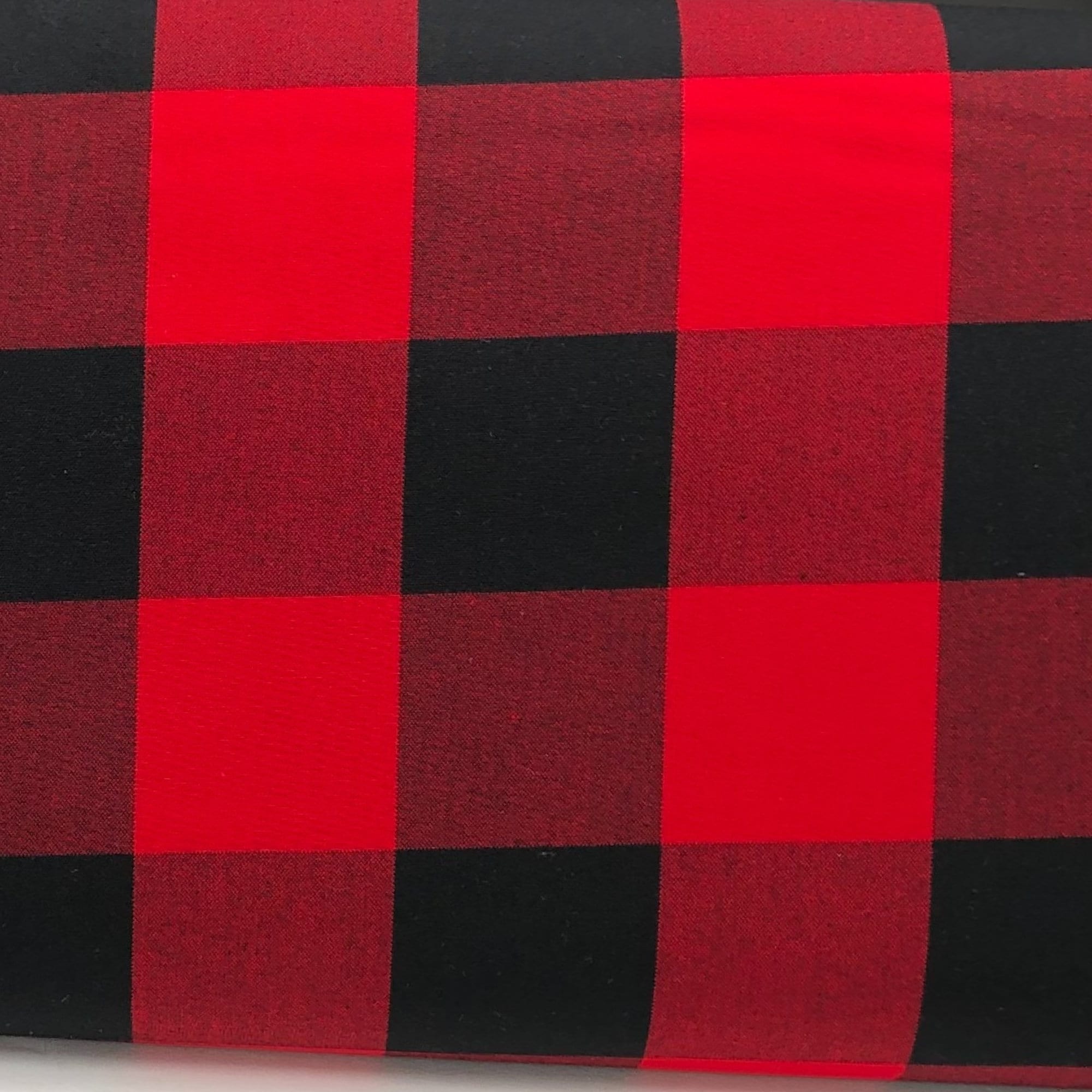 Red Buffalo Check / 100% Cotton Fabric / Red Plaid Fabric / | Etsy