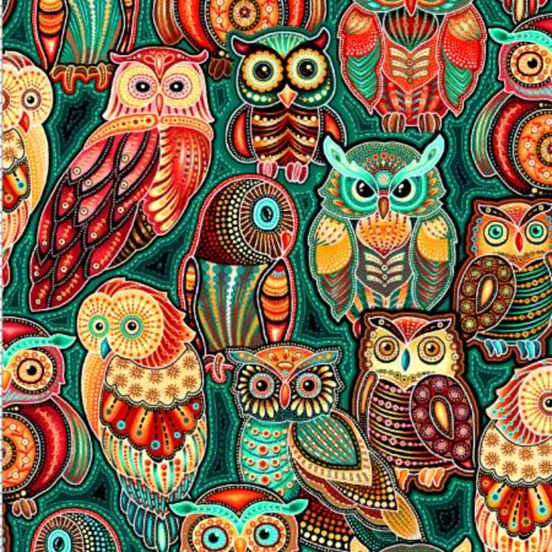 Owl Fabric - Etsy