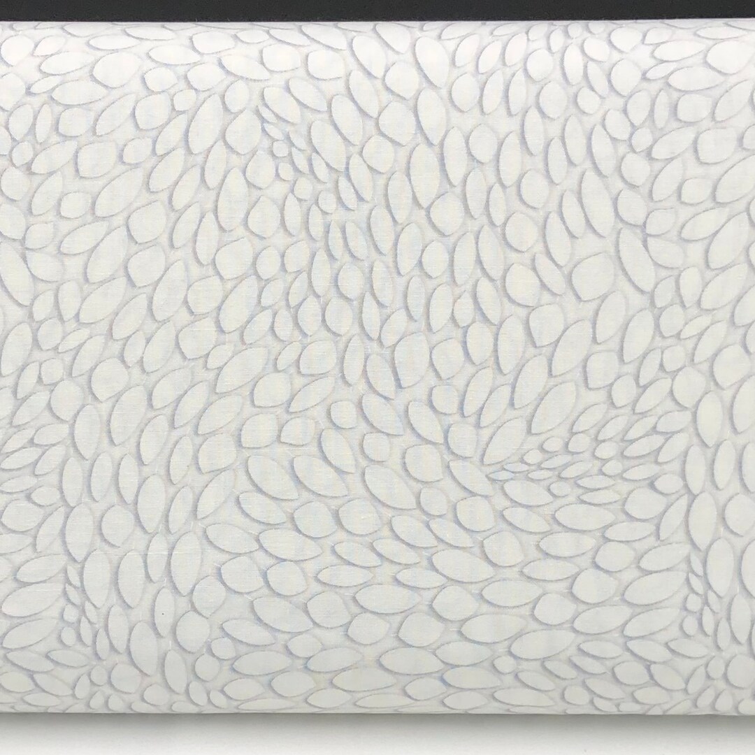 White Print Fabric / 100% Quilter Cotton Fabric / White Out / Kanvas ...