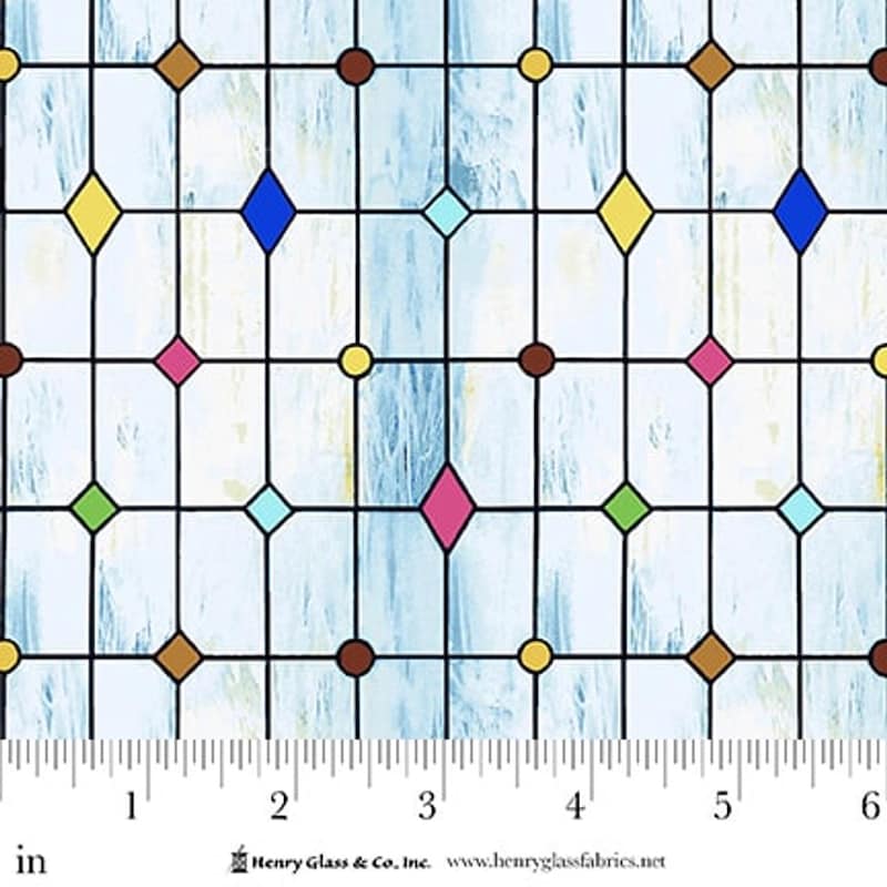 Stained Glass Fabric - Etsy