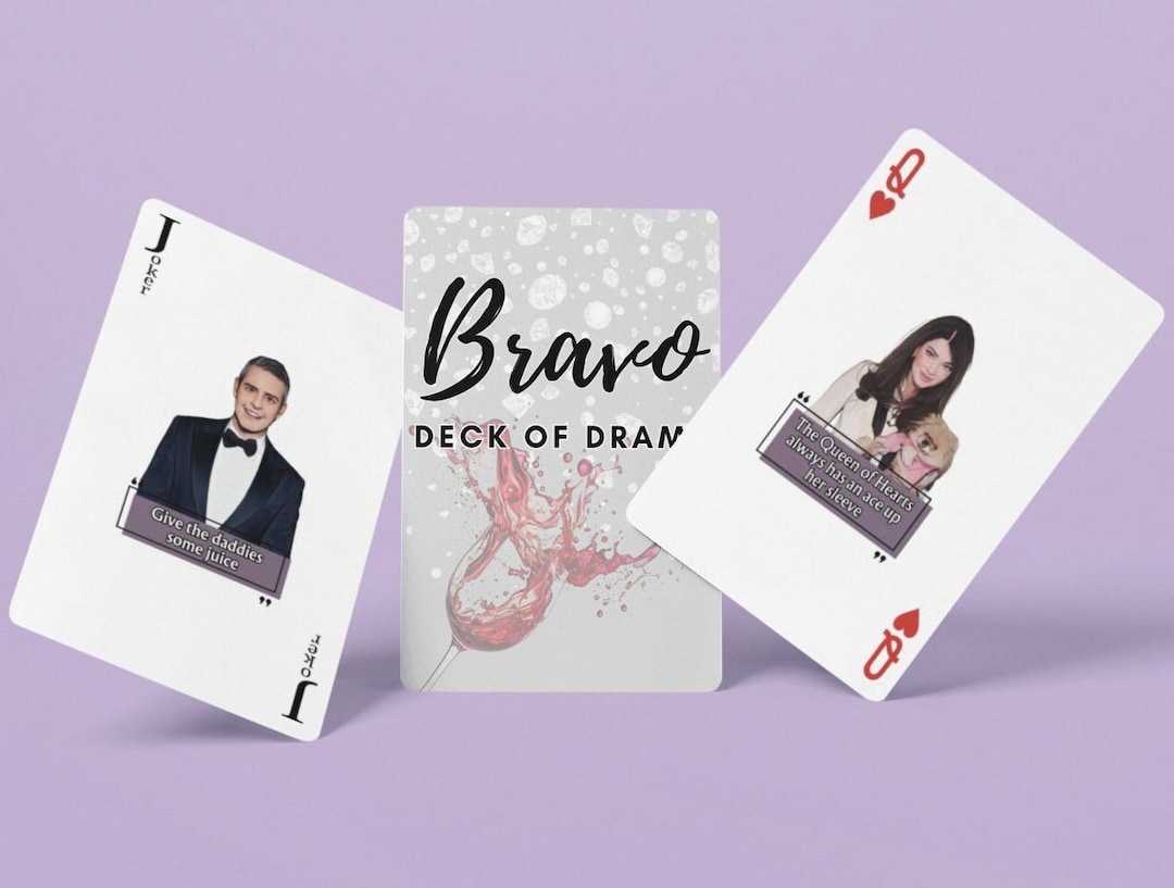 Cards Bravo Playing Cards Bravo Inspired Game Bravo Quote Cards Friend ...