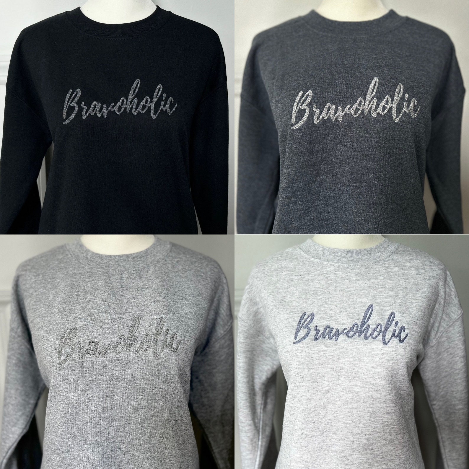 Bravo Embroidered Sweatshirt for Bravo Fan Crewneck Bravocon Hoodie ...