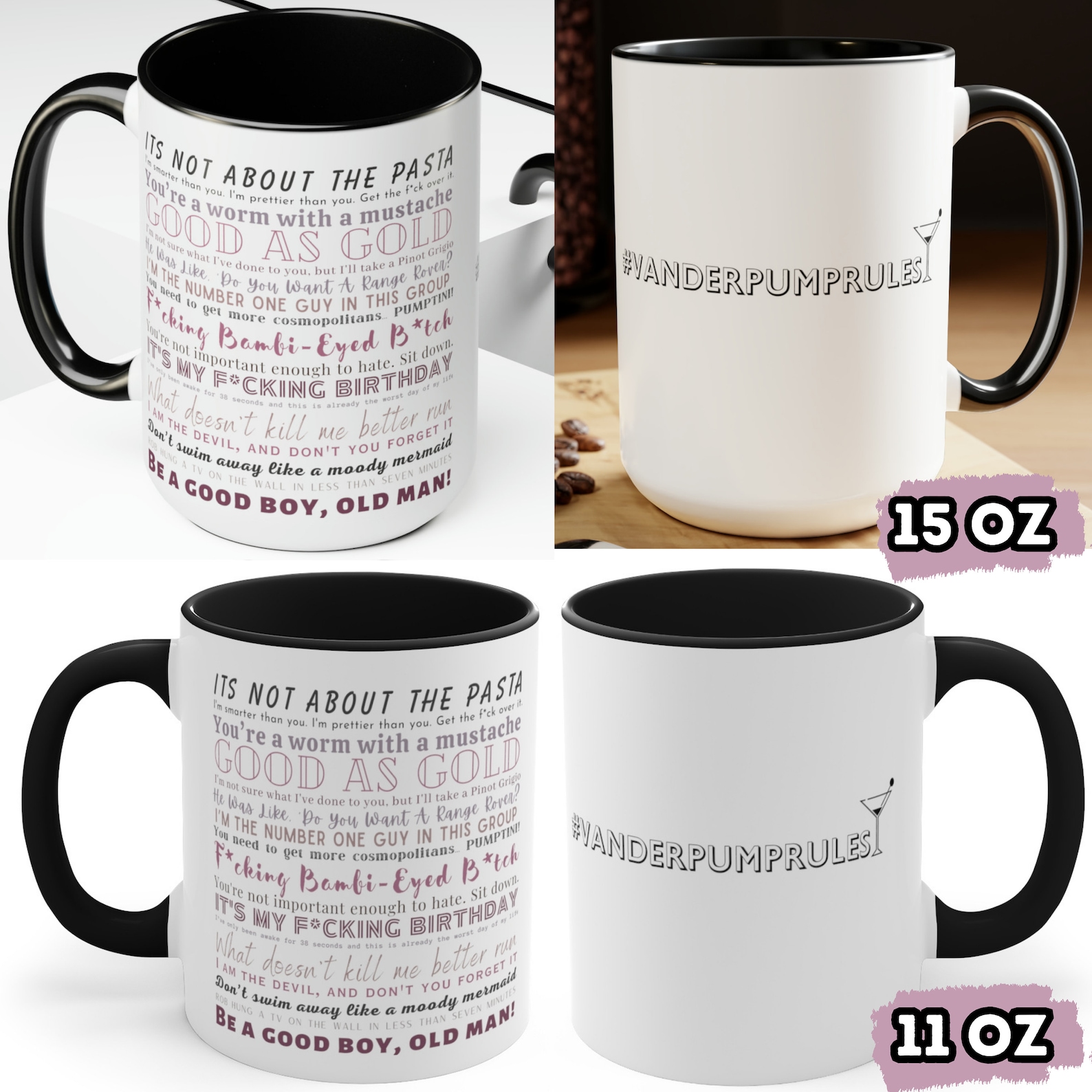 Vanderpump Rules 11 Oz Mug Bravo Quote Mug Best Pump Rules Quotes Funny ...