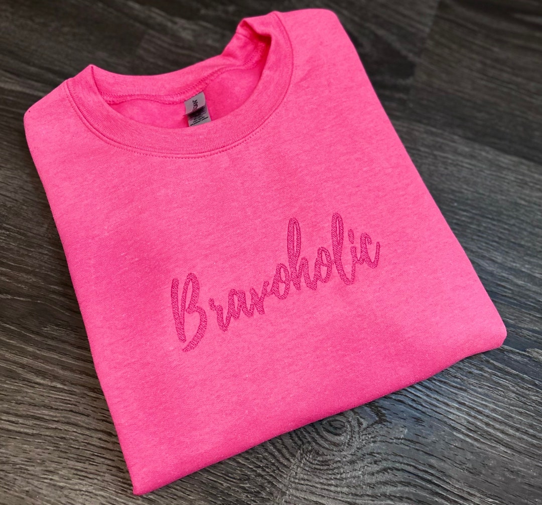 Bravo Embroidered Sweatshirt for Bravo Fan Crewneck Bravocon Hoodie ...